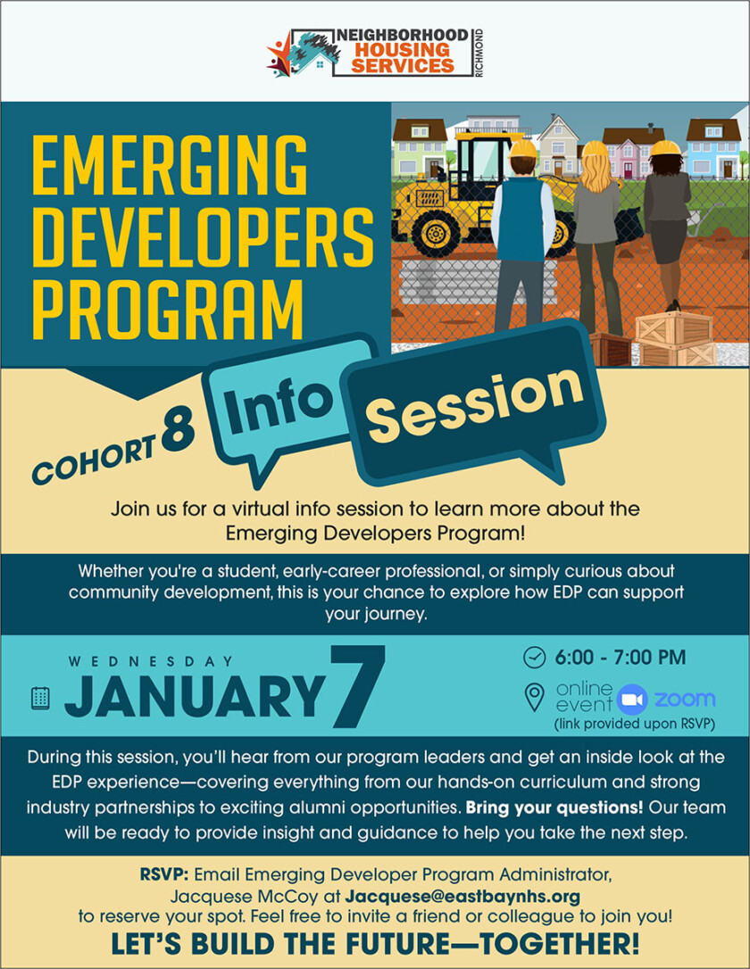 Emerging Developers Program Info Session - Richmond Neighborhood ...